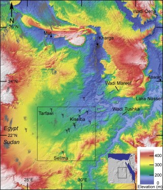 Smithsonian Insider – radar map of the Sahara desert; National Air and ...